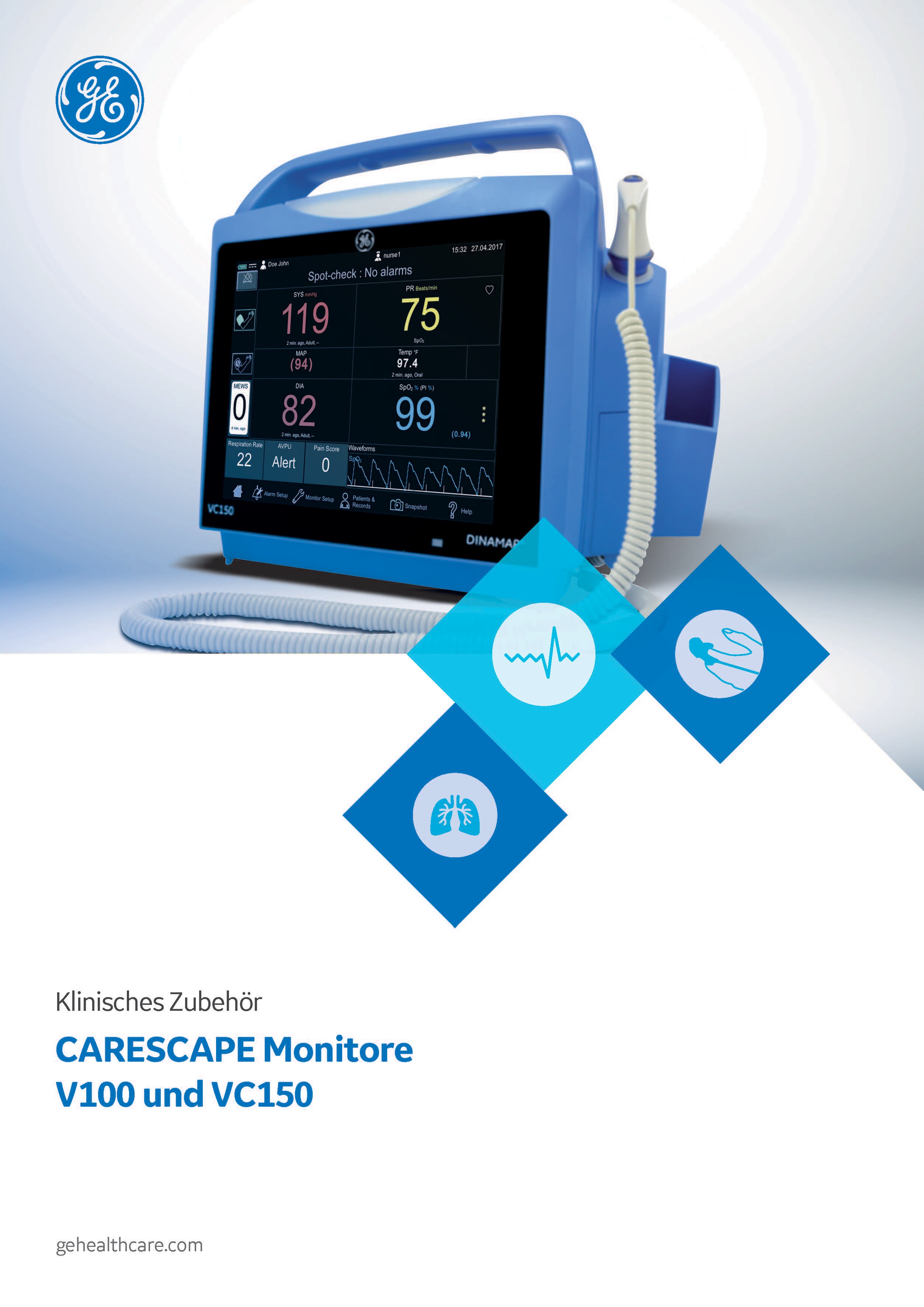 CARESCAPE VC150 Vitaldatenmonitor | GE Healthcare
